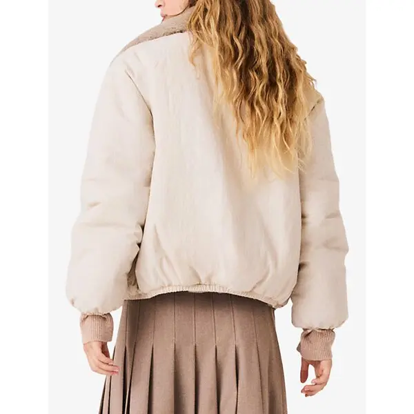 Maje Collared Regular-fit Shell Jacket