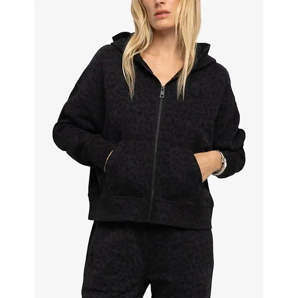 Zadig&Voltaire Chilloh Leopard-print Cotton Jogging Bottoms