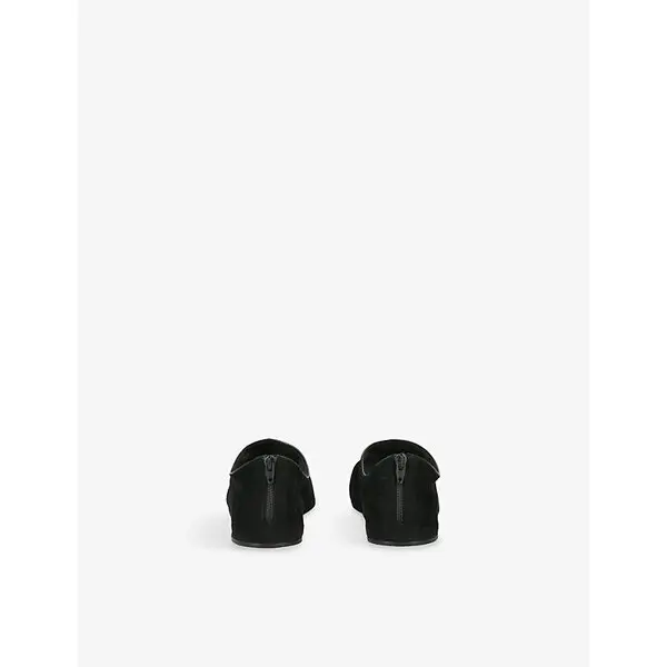 THE ROW Stellene Suede Slippers