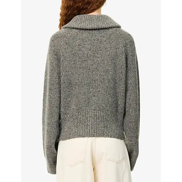 Samsøe Samsøe Saamandy Zip Turtleneck Wool-blend Jumper
