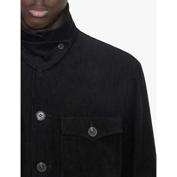 ALLSAINTS Eden Button-down Cotton-cord Jacket