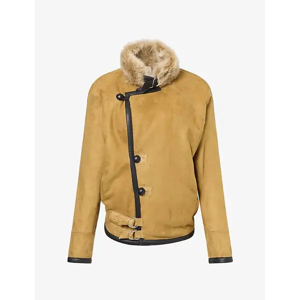 Isabel Marant Étoile Roama Shaggy Shearling Coat