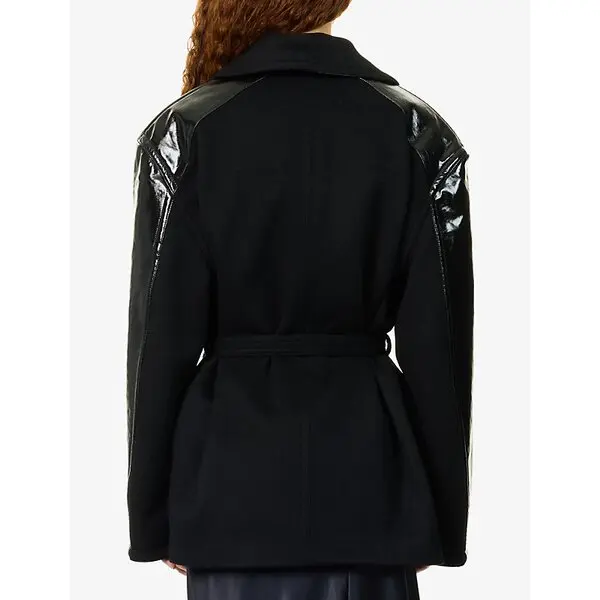 Isabel Marant Étoile Enali Belted Wool And Cashmere-blend Coat