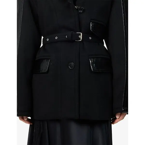 Isabel Marant Étoile Enali Belted Wool And Cashmere-blend Coat