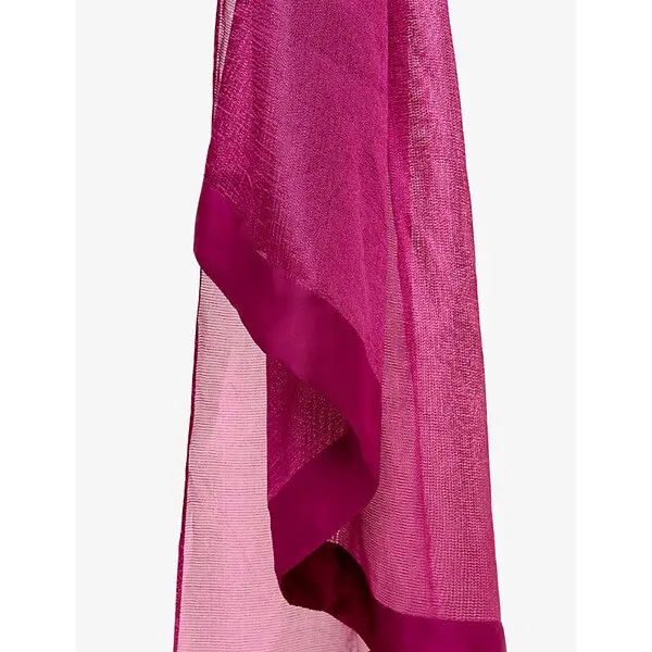 PHASE EIGHT Satin-trim Woven Scarf
