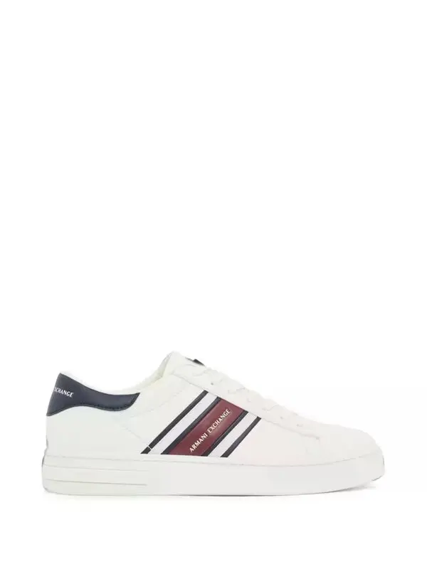 Armani Exchange Logo-print Striped Sneakers