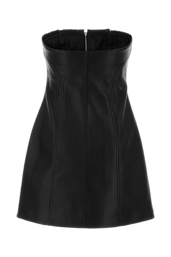 Blumarine Leather Mini Dress