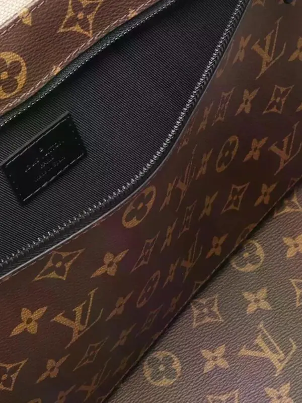 LOUIS VUITTON 2000-2026 Monogram Macassar Weekend Tote Pm Satchel