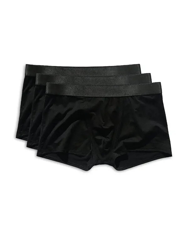 CDLP Low Waist Elastic Waistband Logo Boxer Trunks, Pack Of 3