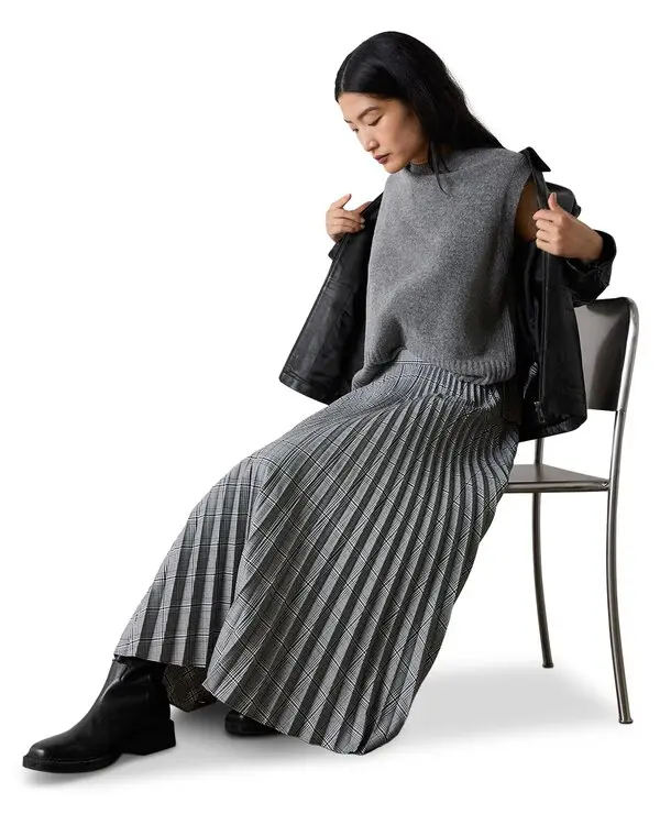 Whistles Pleated Midi Skirt