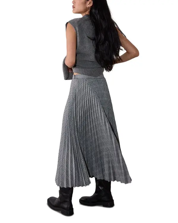 Whistles Pleated Midi Skirt
