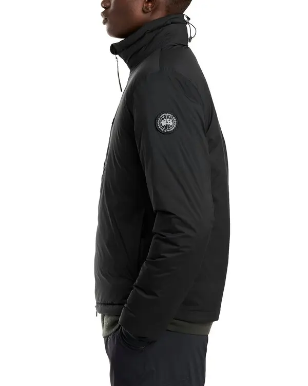 Canada Goose Lodge Logo Patch Zip Panel Jacket - Black