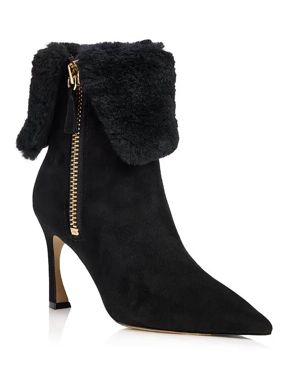 ALEXANDRE BIRMAN Mirabella Shearling Collar Boots