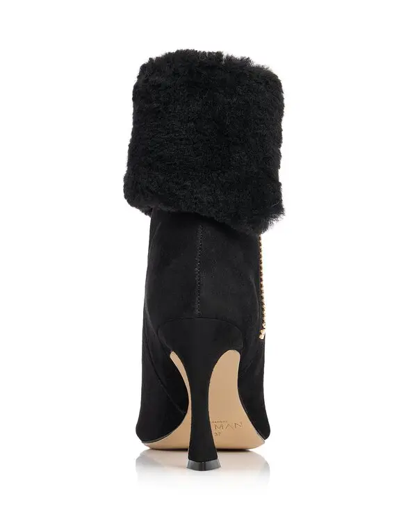 ALEXANDRE BIRMAN Mirabella Shearling Collar Boots