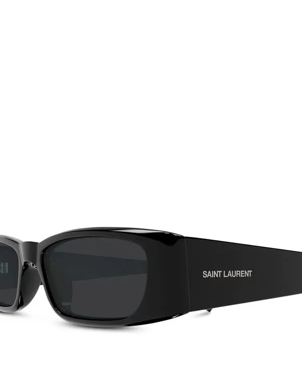 Saint Laurent Rectangular Sunglasses, 54mm