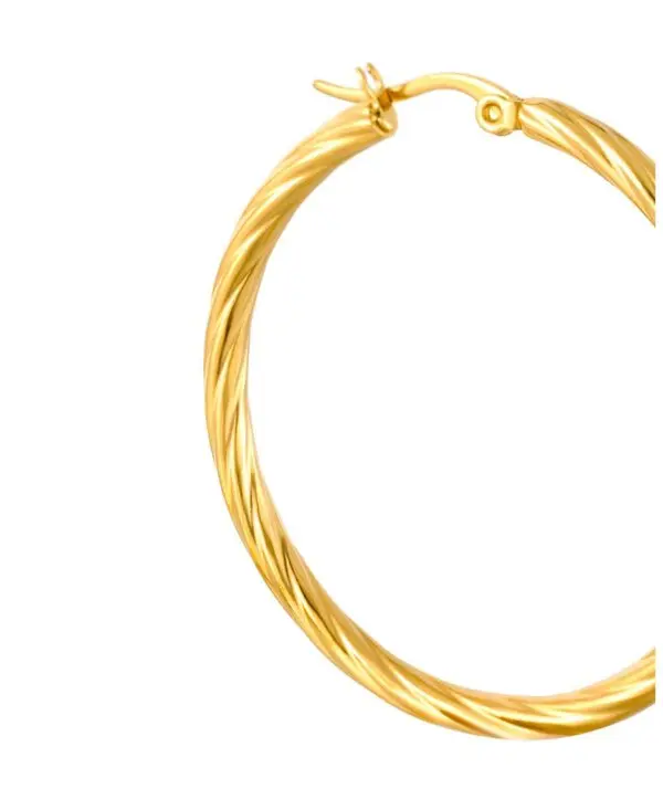ATOLEA Bold Twisted Hoops