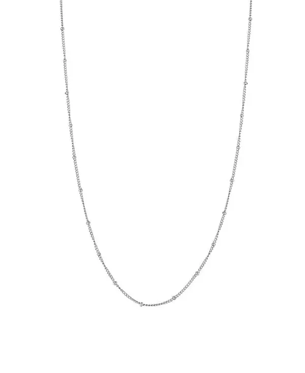 ATOLEA Capri Beaded Choker - Silver