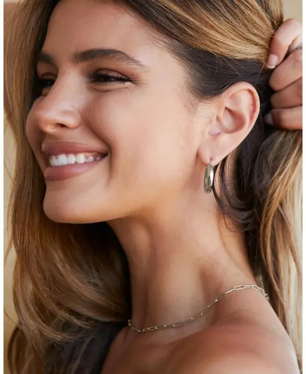 ATOLEA Cozumel Paperclip Choker - Silver