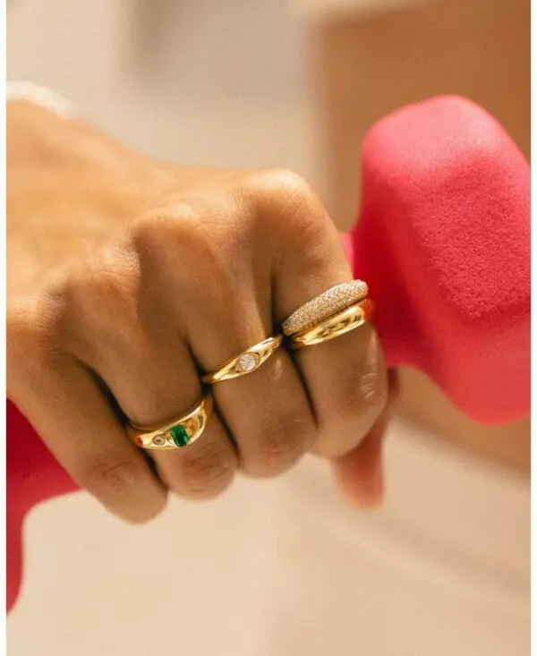 ATOLEA Day & Night Ring Set