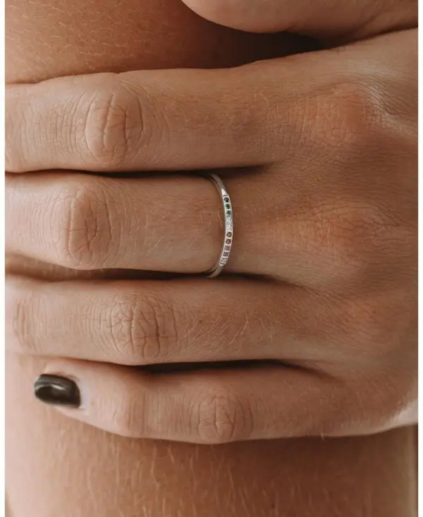 ATOLEA Golden Hour Ring - Silver