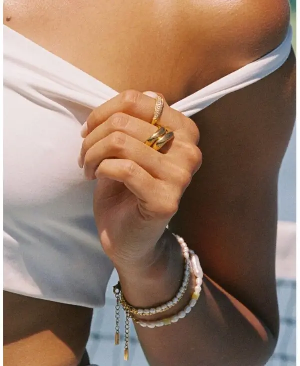 ATOLEA Double Trouble Ring Set