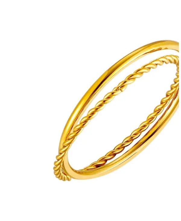 ATOLEA Harmony Double Ring - Gold
