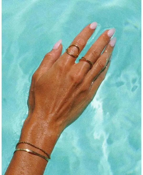 ATOLEA Harmony Double Ring - Gold