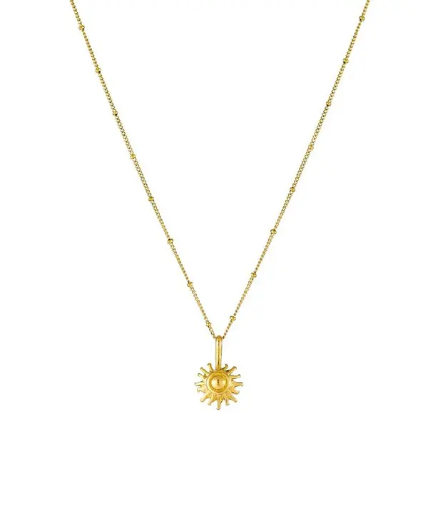 ATOLEA Sun Necklace - Gold