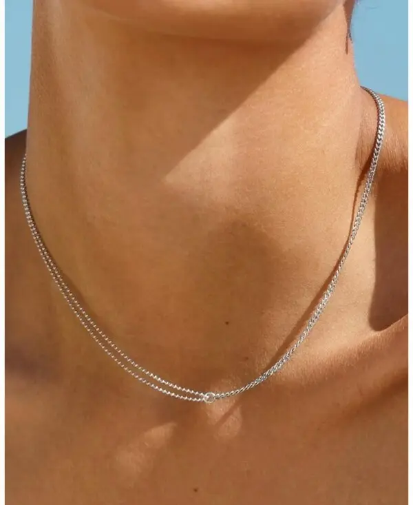 ATOLEA Double Trouble Choker - Silver