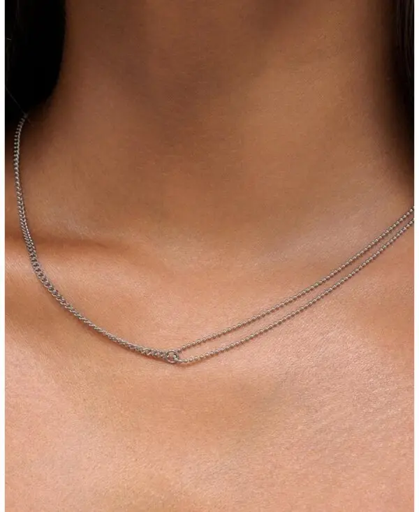 ATOLEA Double Trouble Choker - Silver