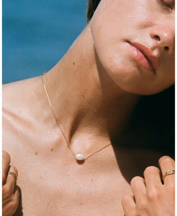 ATOLEA Baroque Pearl Choker