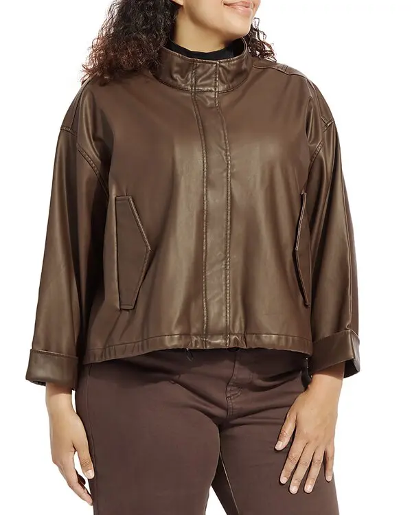 Lyssé Mina Oversized Faux Leather Jacket