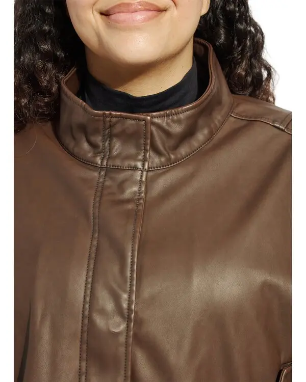 Lyssé Mina Oversized Faux Leather Jacket
