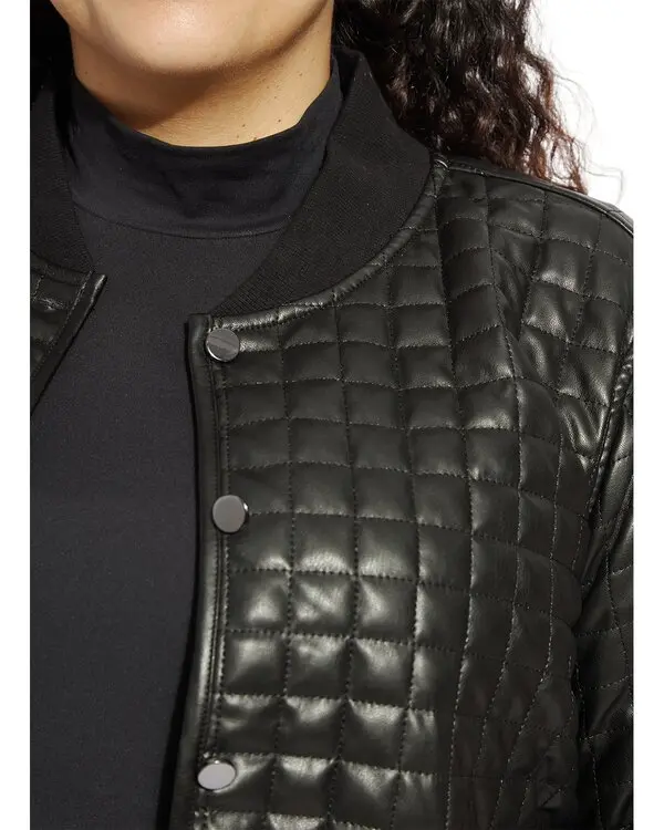 Lyssé Agnes Quilted Faux Leather Jacket
