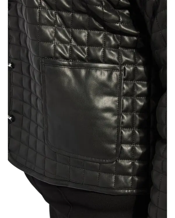 Lyssé Agnes Quilted Faux Leather Jacket