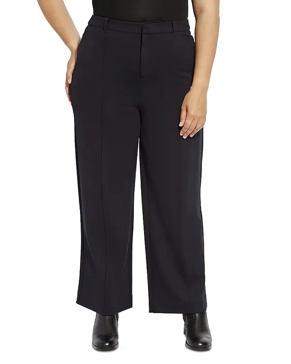 Lyssé Nadia Zip Front Ponte Pants - Midnight