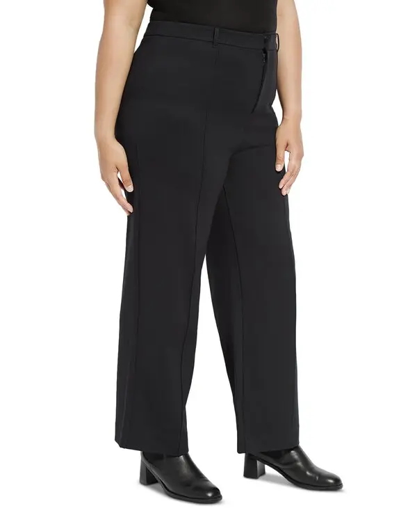Lyssé Nadia Zip Front Ponte Pants - Midnight