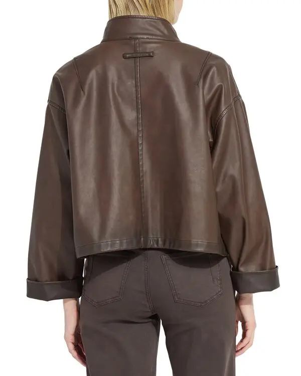 Lyssé Mina Oversized Faux Leather Coat