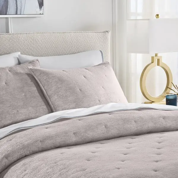 HUDSON PARK COLLECTION Reed Stone Coverlet, Full/queen Exclusive