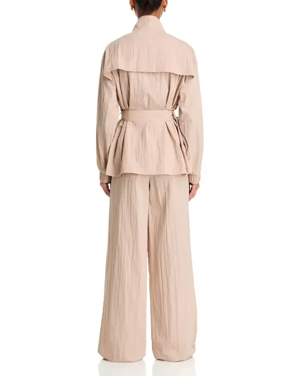 AYA MUSE Voro Collared Tie Waist Jacket