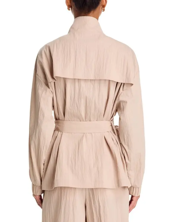 AYA MUSE Voro Collared Tie Waist Jacket