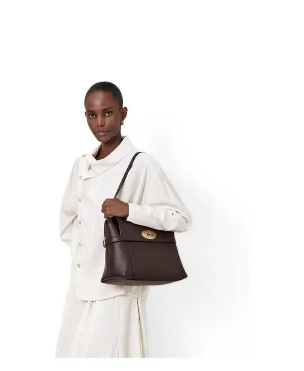 Mulberry Stevie Top Handle Bag - Ebony