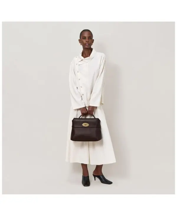Mulberry Stevie Top Handle Bag - Ebony