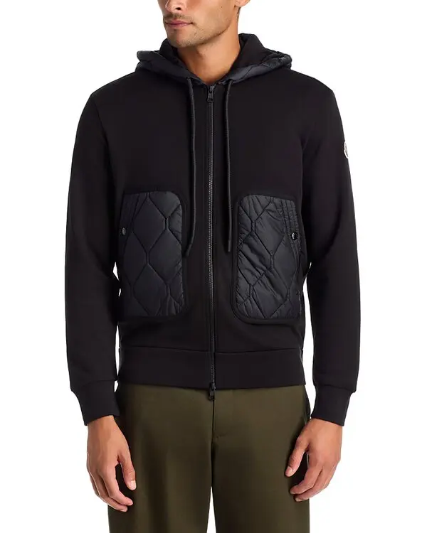 Moncler Hooded Zip Up Cardigan