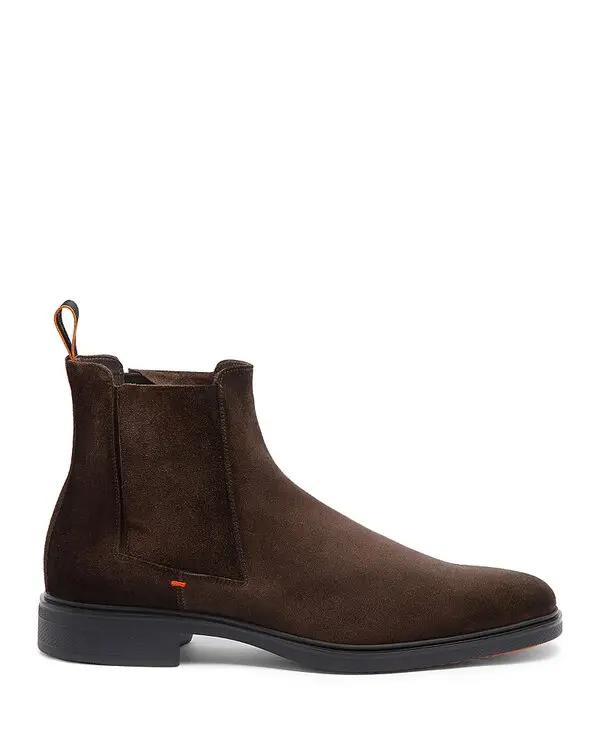 Santoni Suede Chelsea Boots