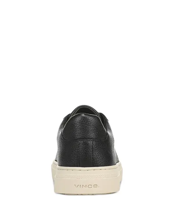 Vince Lomas Leather Sneakers - Black