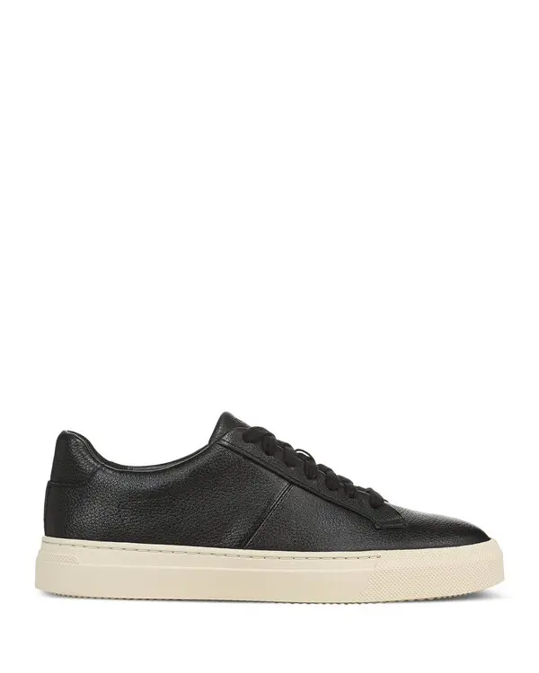 Vince Lomas Leather Sneakers - Black