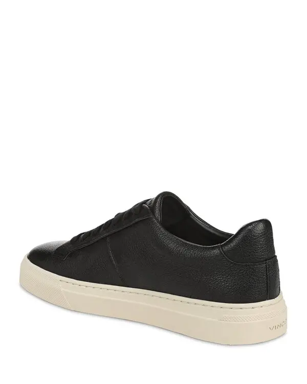 Vince Lomas Leather Sneakers - Black