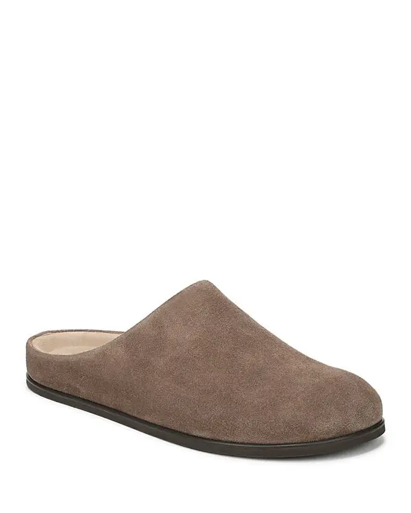 Vince Leo Suede Mule Clog - Flint