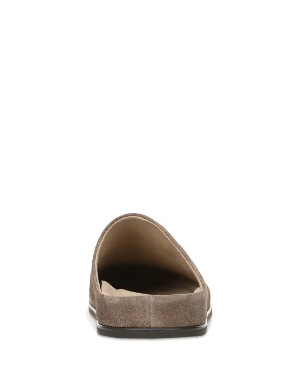 Vince Leo Suede Mule Clog - Flint